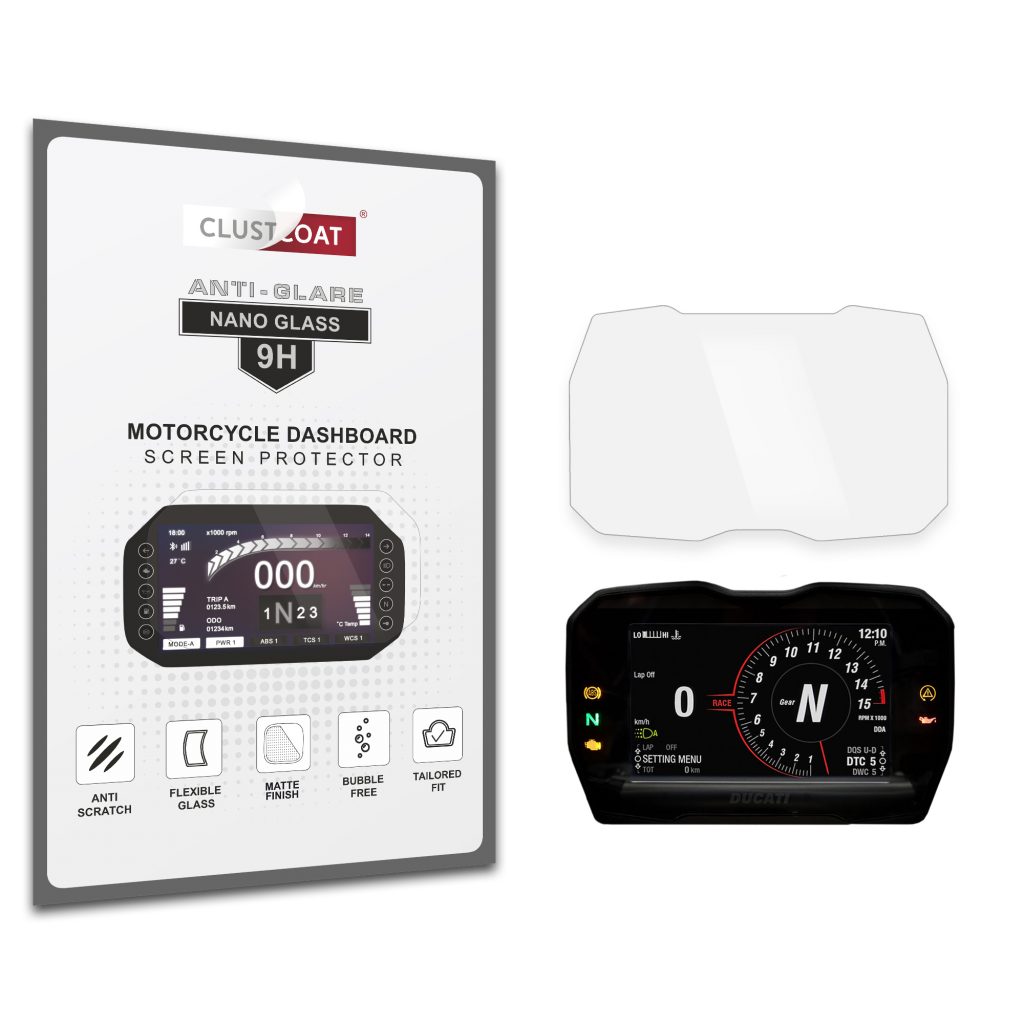 DUCATI PANIGALE V4, V4S / STREETFIGHTER V4, V4S / DIAVEL V4 ANTI GLARE SCREEN – Clustcoat